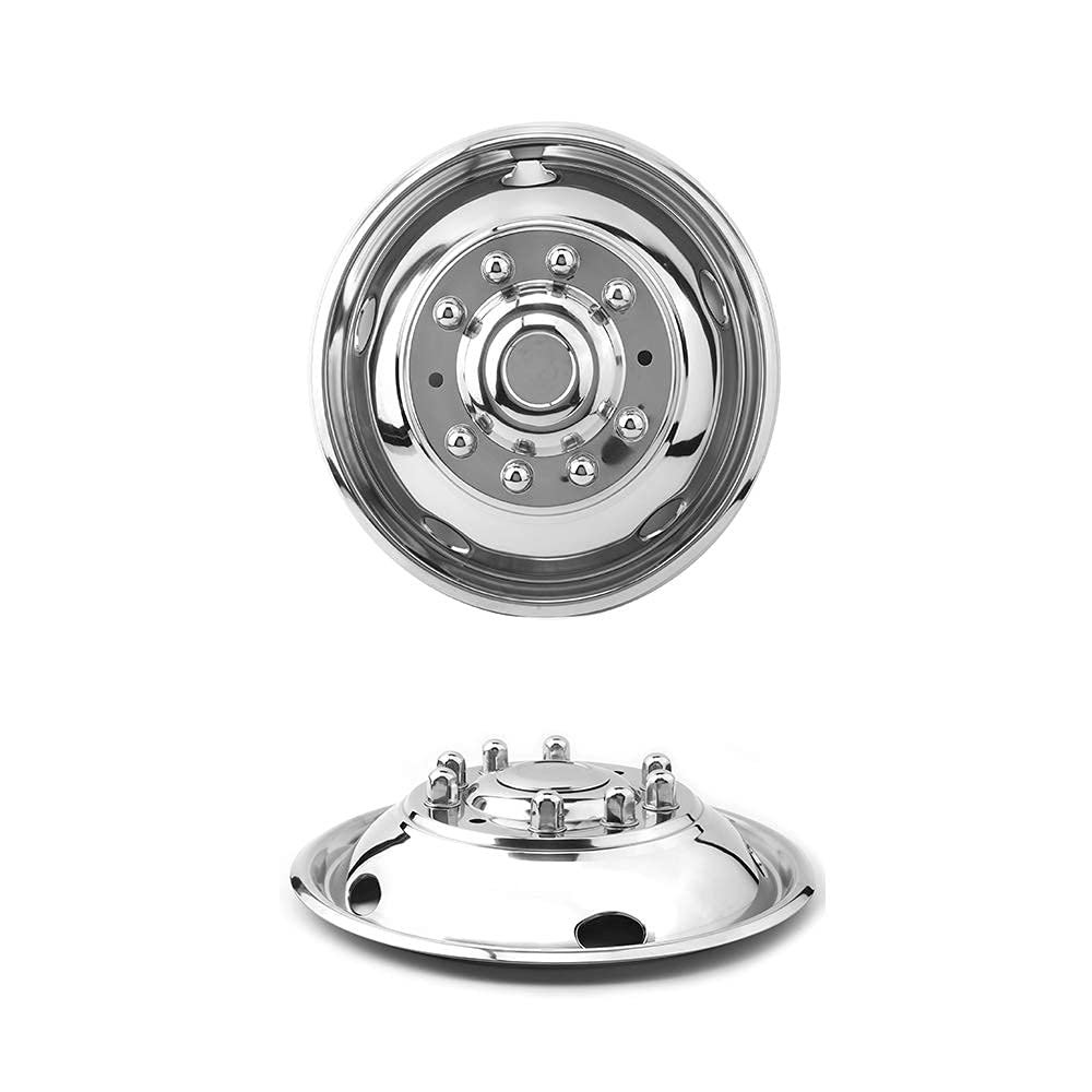 Pacific Dually Wheel Simulators Wensdy 4pcs 19.5" Polished Stainless ...