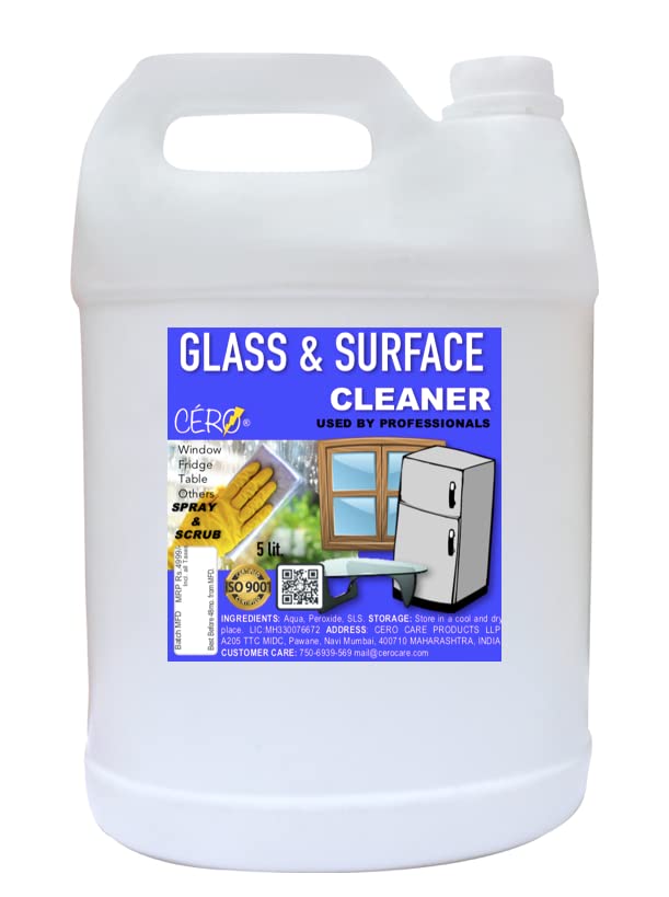 CERO Glass and Surface Cleaner Refill Pack - WINDOW | FRIDGE | TABLE ...