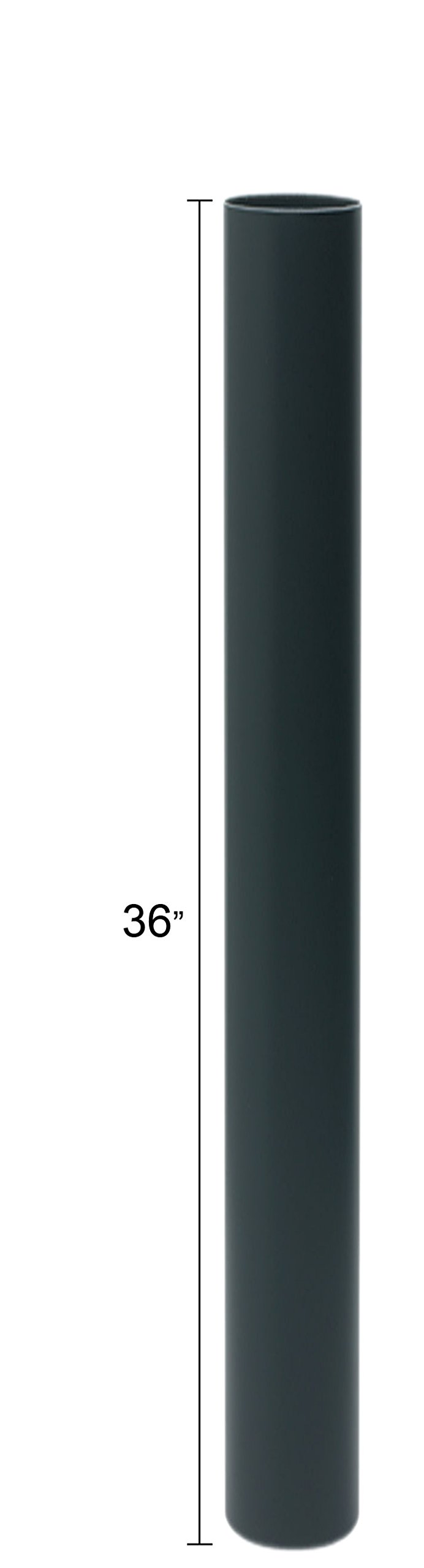 Snapklik.com : Solus S348-36-BK 36 Inch Stub Post For Pier Mount Adapter