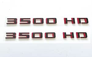 Amazon.com: Pair Set 2019-2023 3500HD 3500 HD Door Side Emblem Badge ...