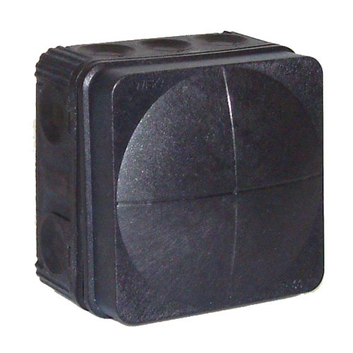 Wiska Black Waterproof Box Enclosure - IP66 (76 x 76 x 51mm) : Amazon ...