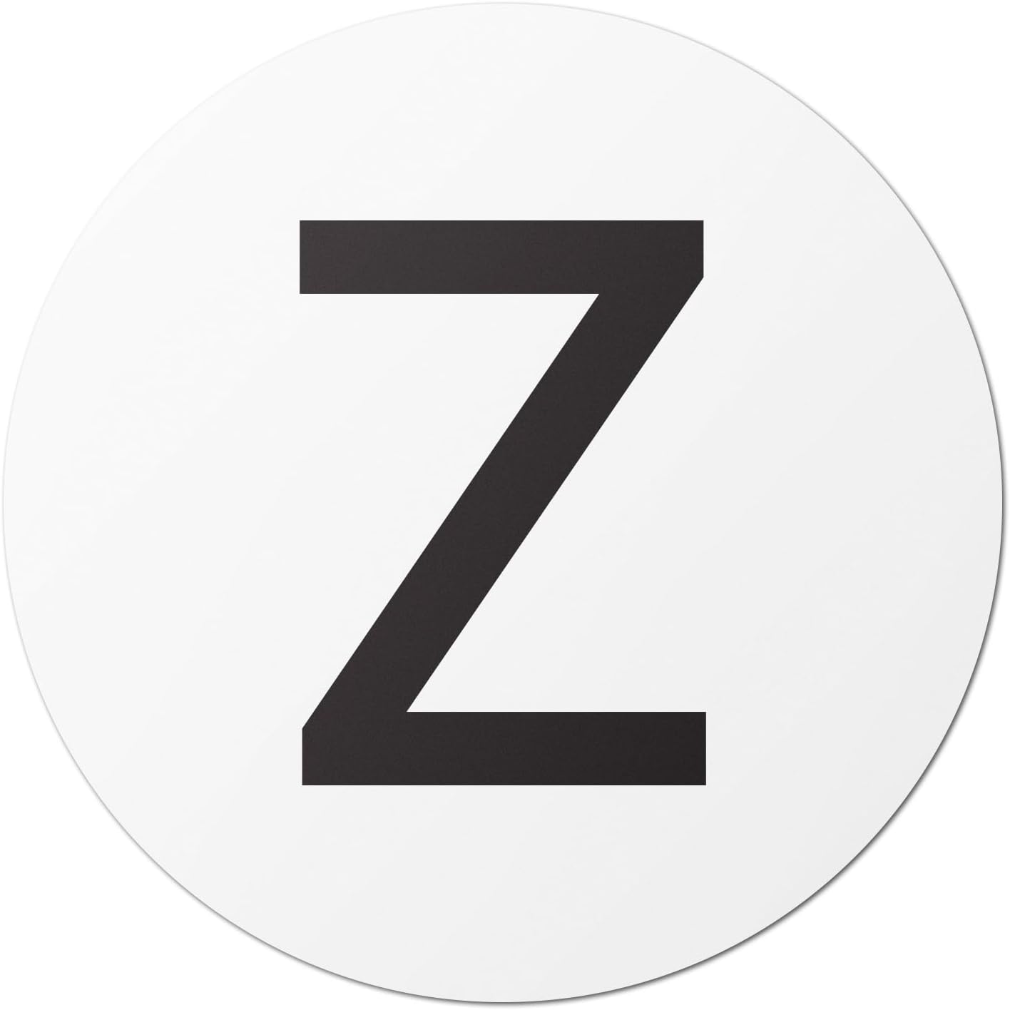 Amazon.com: Alphabet Letter Z Stickers (1 inch, Circle Dot - 300 Labels ...