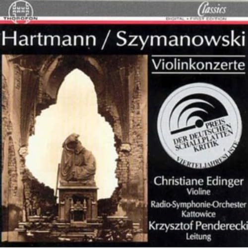 Szymanowski / Edinger, Christiane - Violin Concertos - Amazon.com Music