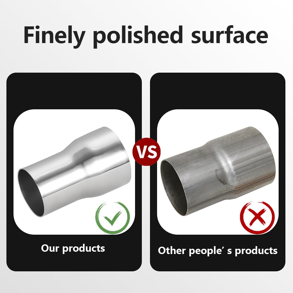 Snapklik.com : 2ID To 25ID Universal Exhaust Adapter Reducer Connector ...