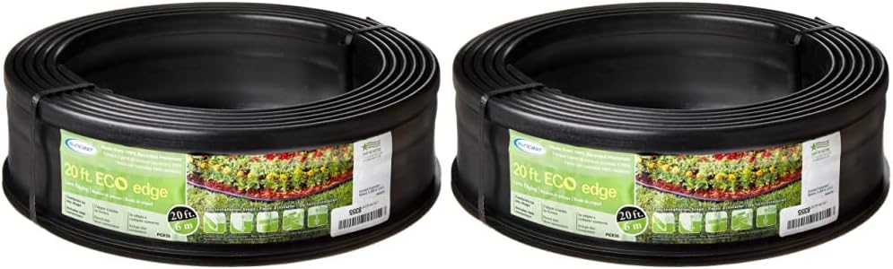 Amazon.com : Suncast 20 ft. Plastic Landscape Edging Roll for Garden ...