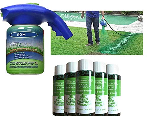 FONGDY Hydro Mousse Pelouse Gazon,PulvéRisateur De Semences Innovant ...