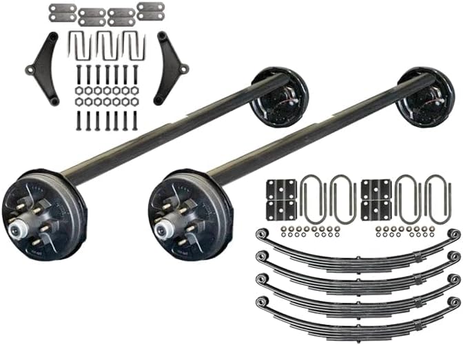 Amazon.com: The Trailer Parts Outlet - 6000 lb Tandem Axle Heavy Duty ...