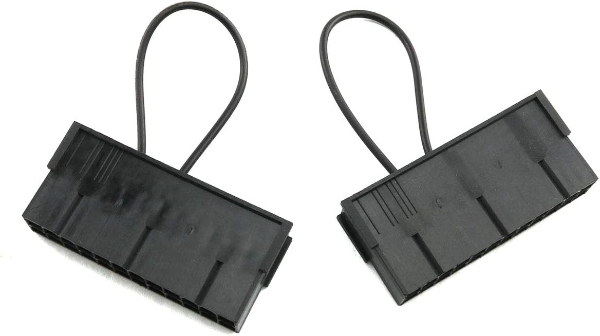 Amazon.com: E-outstanding ATX PSU Bridge Tool 2PCS Black 24 Pin ATX EPS ...