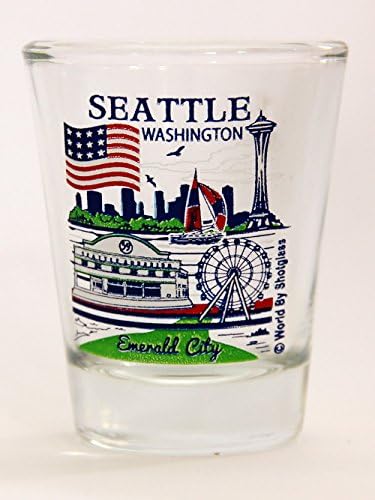 Amazon.com | Seattle Washington Great American Cities Collection Shot ...