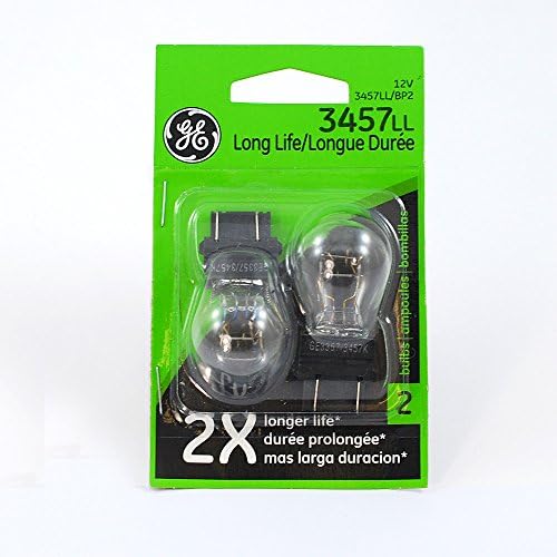 GE 26379 - 3457LL Miniature Automotive Light Bulb 2 pack - Incandescent ...