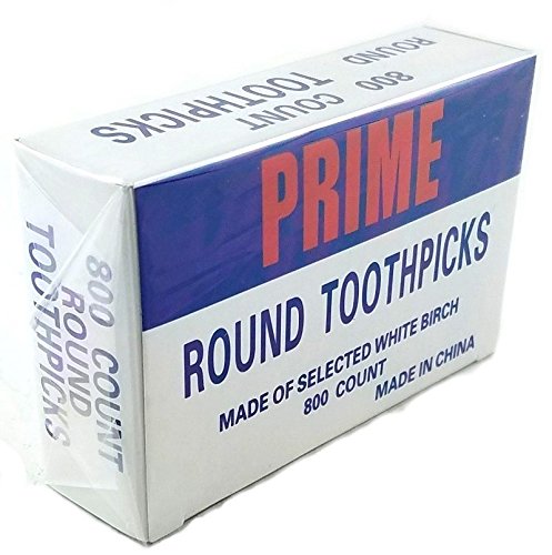 Amazon.com: Unwrapped Round Hotel Restaurant Toothpicks (Pack of 800 ...