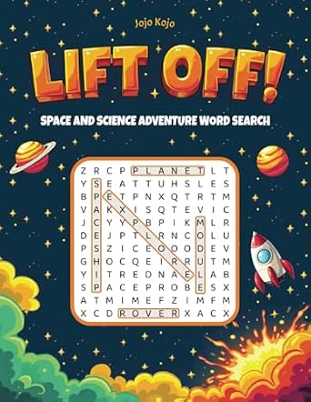LIFT OFF: A Space & Science Adventure Word Search | Explore the Cosmos ...