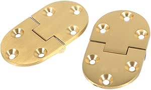 Amazon.com: Yinhing Hinge,2Pcs Brass Butler Tray Hinge Round 2-1/2x1-1/ ...