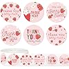 Amazon.com: JarThenaAMCS 500Pcs Strawberry Thank You Stickers Pink ...