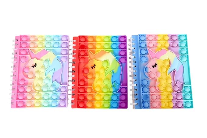 CREATIVE PENCIL Unicorn Popit Sprial Diary/Notebook: Colourful Pages ...