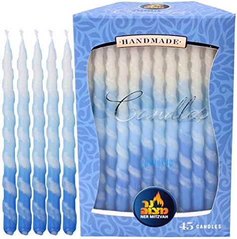Amazon.com: The Dreidel Company Deluxe Tapered Hanukkah Menorah Candles ...