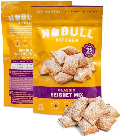 Amazon.com: Nobull Kitchen Classic Beignet Mix (Resealable Pack of 1 ...