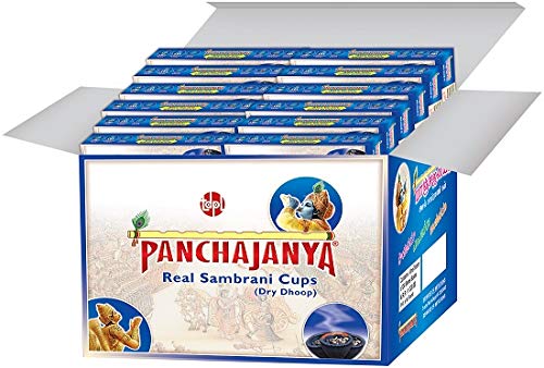 PANCHAJANYA SAMBRANI Cups (Pack of 12) : Amazon.in: Home & Kitchen