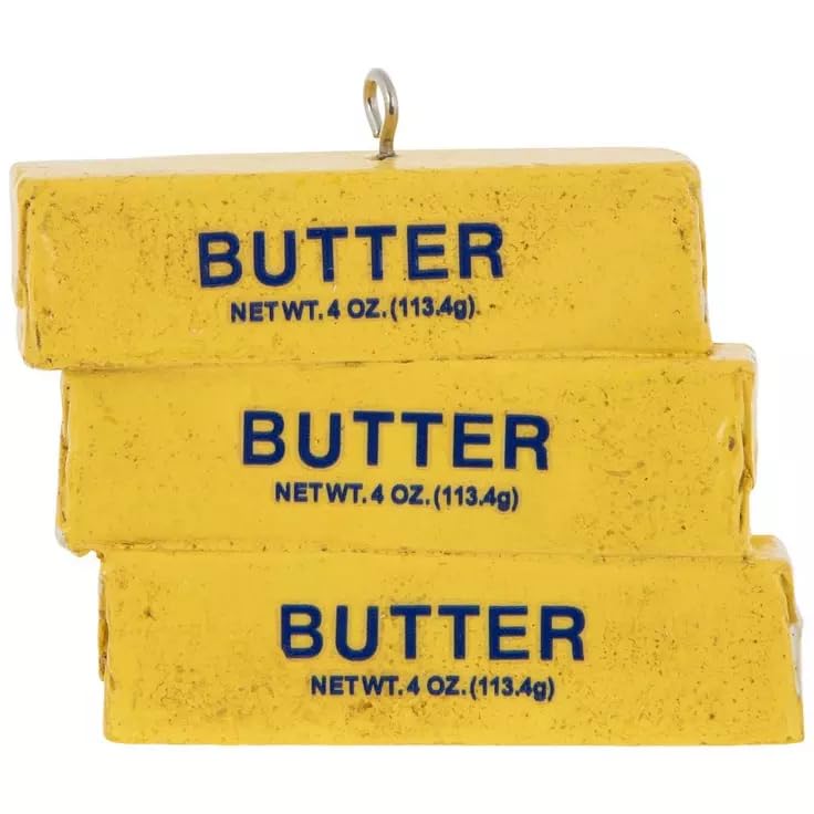 Amazon.com: Butter Sticks Resin Christmas Tree Ornament : Home & Kitchen