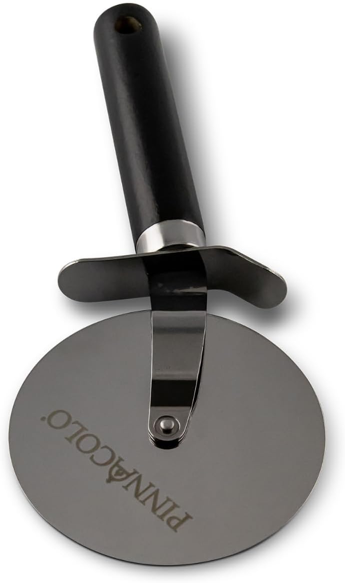 Amazon.com: PINNACOLO 4 Inch Wheeled Pizza Cutter with Wood Handle ...