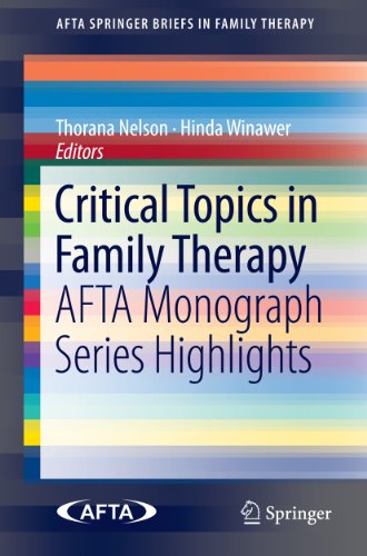 Critical Topics in Family Therapy: AFTA Monograph Series Highlights ...