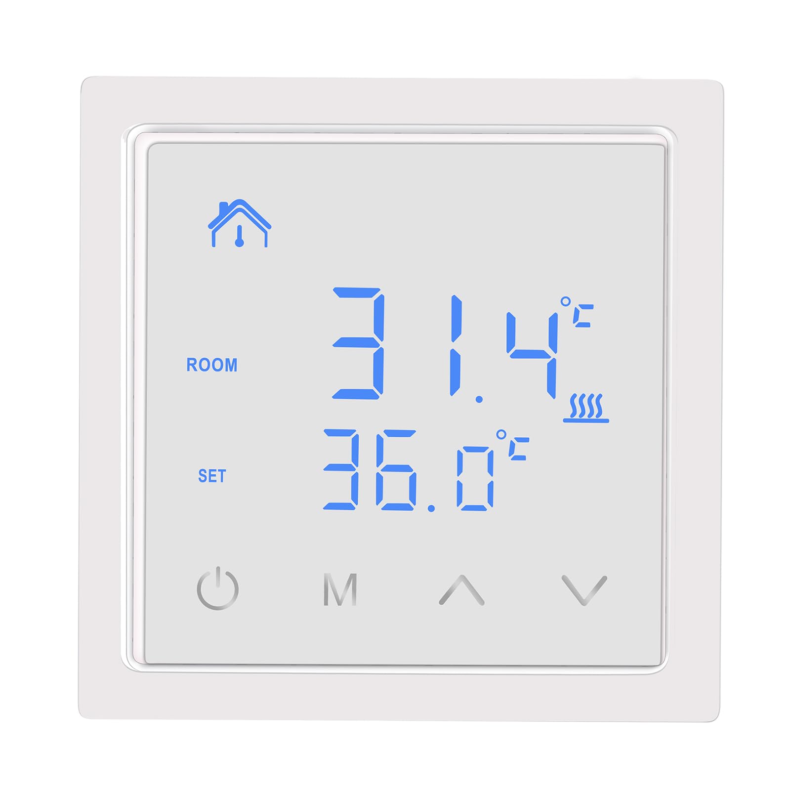 Wall Thermostat Danfoss TP5001RF+RX1 S Digital Wireless Programmable