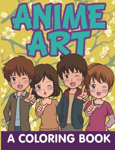Anime Art: A Coloring Book: Kids, Marshall: 9781516906949: Amazon.com ...