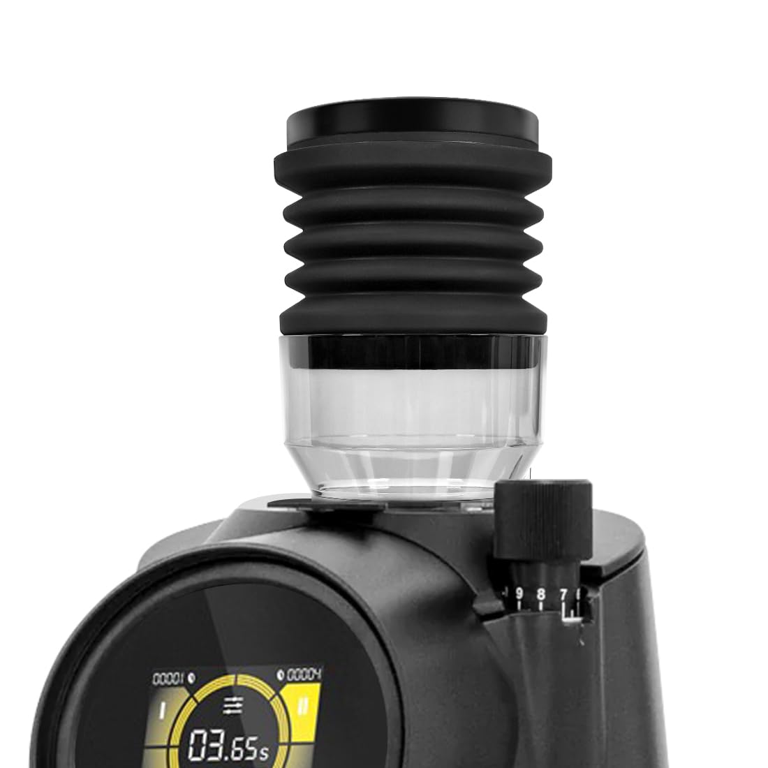 Single Dose Hopper Air Blower - Clear PC Coffee Grinder Bean Hopper ...