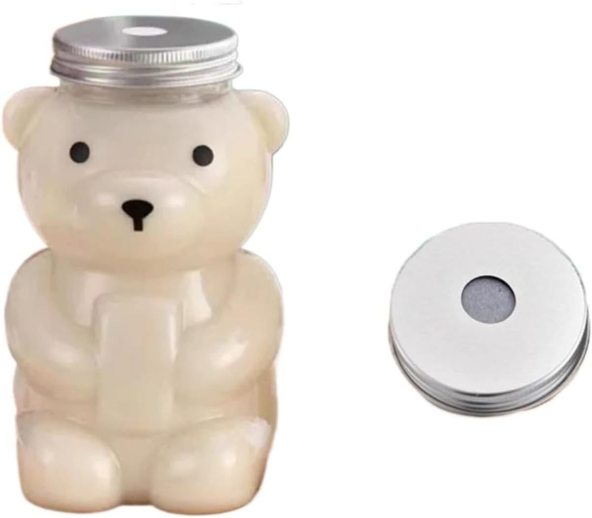 Amazon｜REENEW 50個セット ドリンクボトル 350ml フタ付き プラコップ かわいい 持ち帰り インスタ くまボトル バナナジュース カフェ おしゃれ ラテ テイクアウト ...