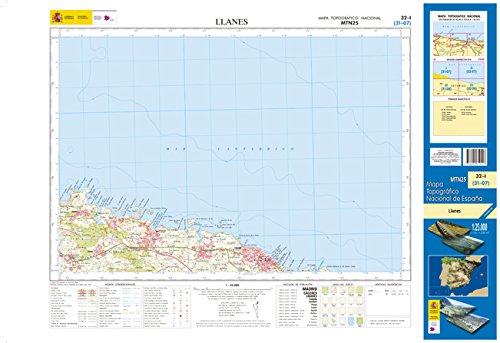 Mapa Llanes 32-I 1:25000 | Amazon.com.br