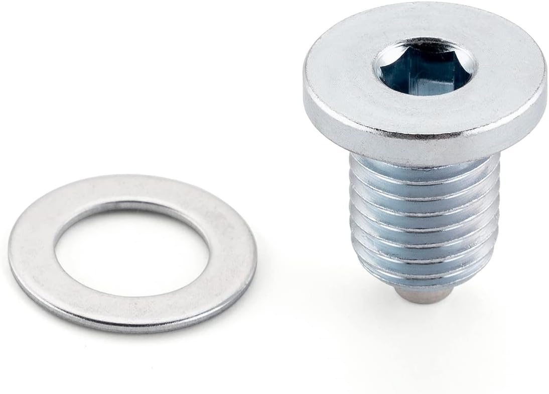 Amazon.com: Mofun Low Profile Magnetic Drain Bolt Compatible with Honda ...