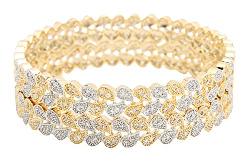 Buy Roop Shringar Brass Bangle for Girls (Size: 2.8, SH_7312-2.8 ...