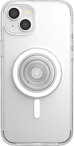 Amazon.com: PopSockets iPhone 15 Plus Case with Round Phone Grip Compatible with MagSafe, Phone ...