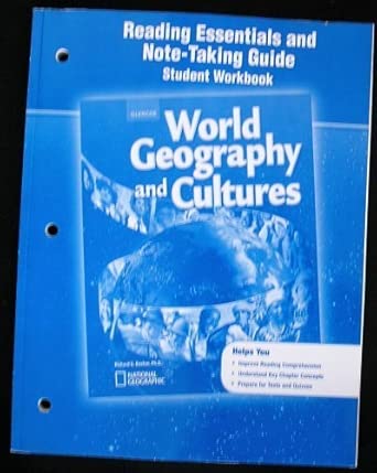 Amazon.com: World Geography and Cultures, Reading Essentials and Note ...