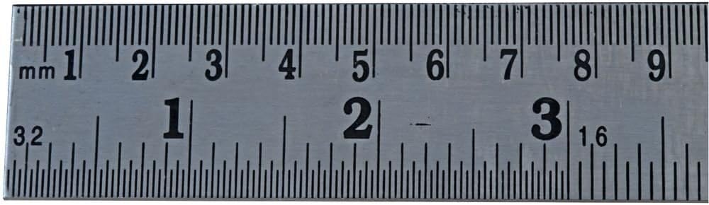 Duratool 18″/450mm Stainless Steel Ruler with Metric and Imperial ...