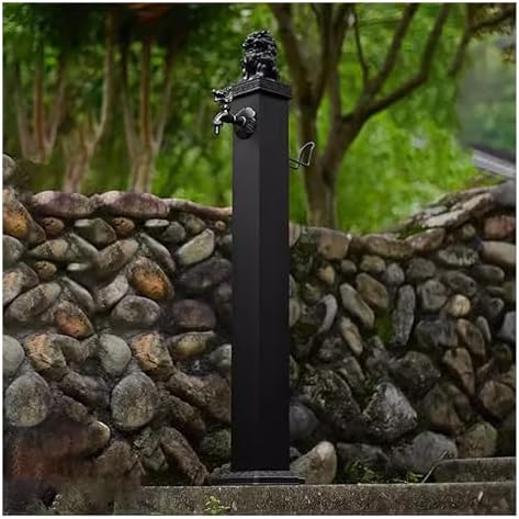 Freestanding Garden Water Column Outdoor Water Column,Stainless Steel ...