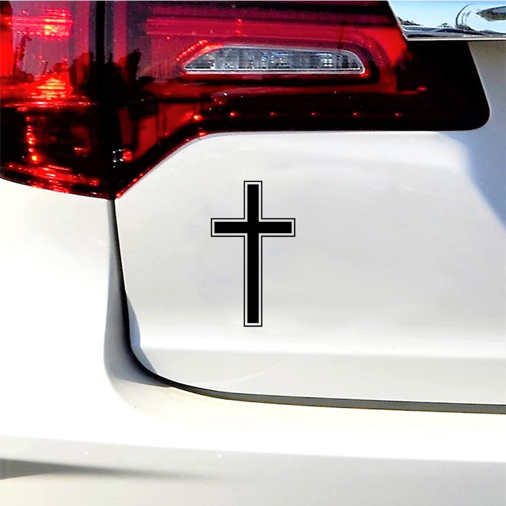 Amazon.com - XTRAYXRAY Christian Cross Car Decal Christian Jesus God ...