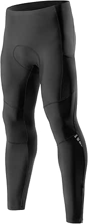 Amazon.com: Santic Men's Cycling Pants Padded Thermal Mountain Bike Tights Cold Weather Fleece ...