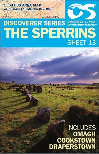 The Sperrins Map | Omagh, Cookstown, Draperstown | Ordnance Survey of ...