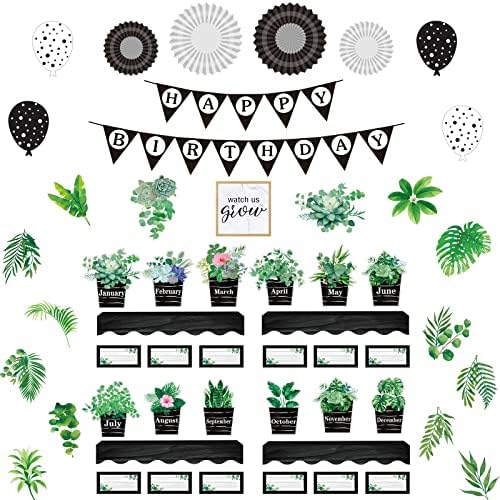 Amazon.com: 42 Pieces Happy Birthday Bulletin Board Set Birthday Wall ...