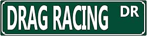 Amazon.com: Qianyin Drag Racing Dr Metal Street Tin Sign Funny Vintage ...