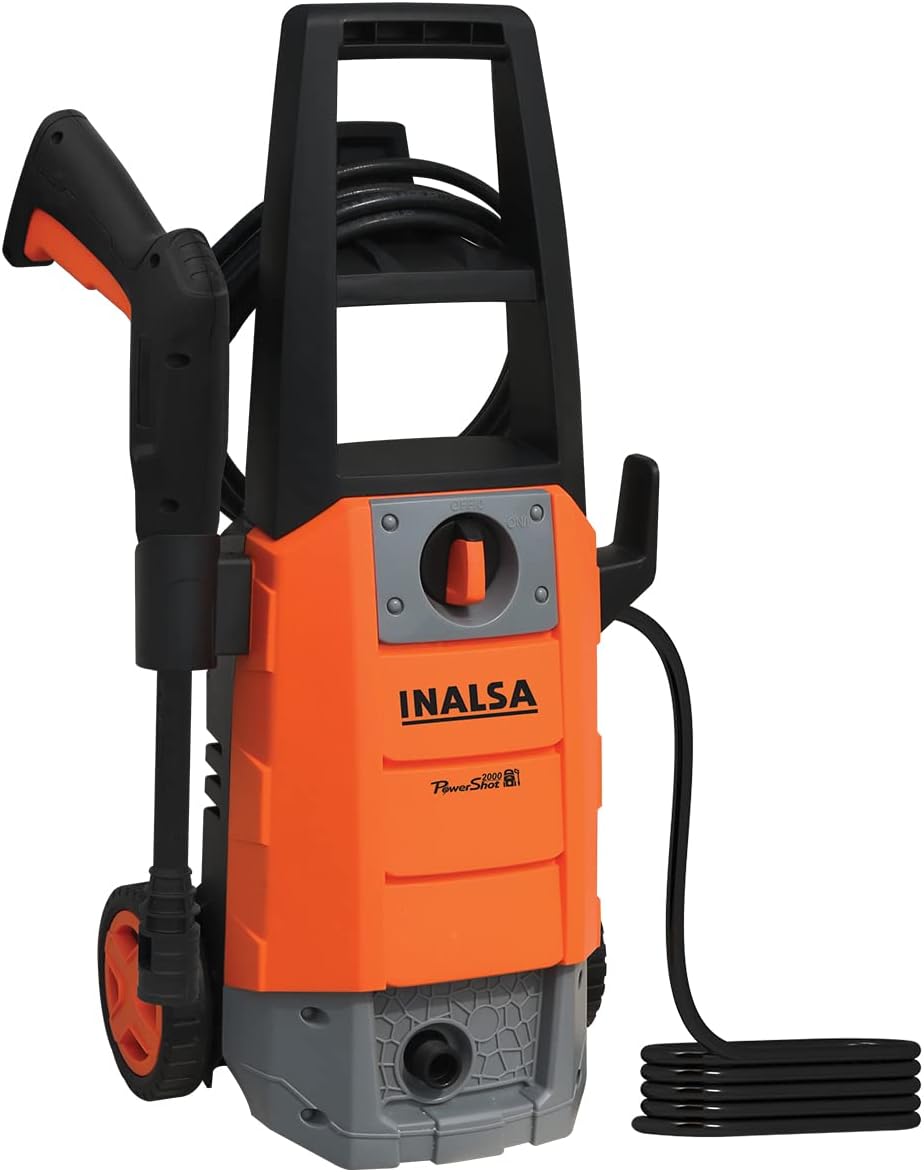 INALSA High Pressure Washer 2000W|Induction Motor|Pressure-140 Bar|Max ...