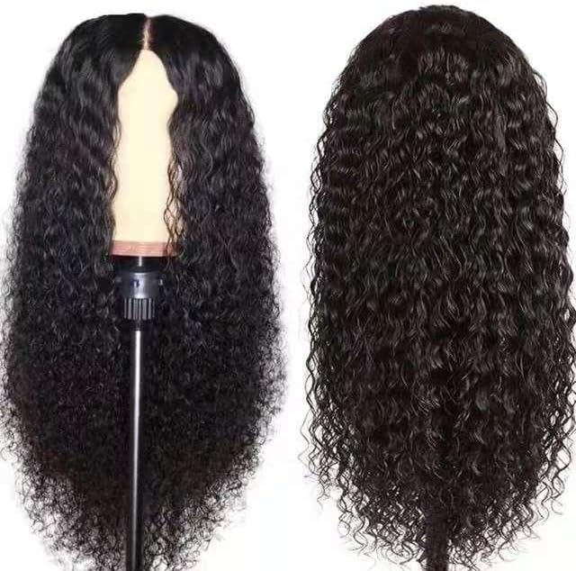 14 Inch Water Wig Human Hair Deep Curly Short Bob Wig Transparent Lace ...