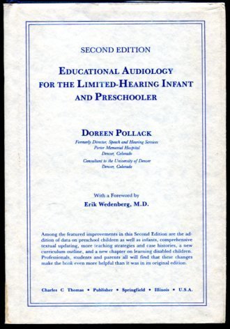 Educational Audiology for the Limited-Hearing Infant and Preschooler ...