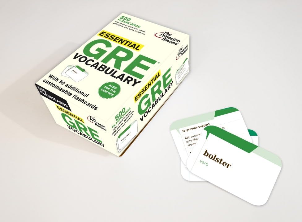 Essential Gre Vocabulary Flashcards 500 Flashcards With Need To Know ...