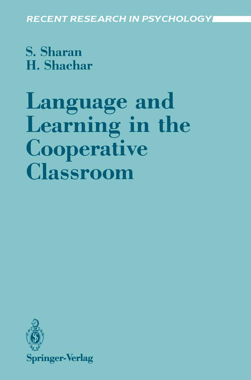 Language and Learning in the Cooperative Classroom (Recent Research in ...