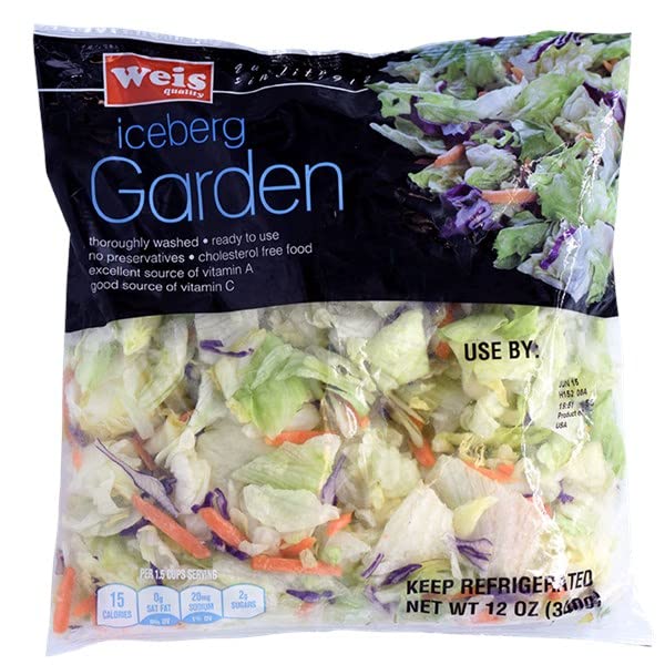 Amazon.com: Weis Quality, Salad Iceberg Garden Mix, 12 Ounce : Grocery ...