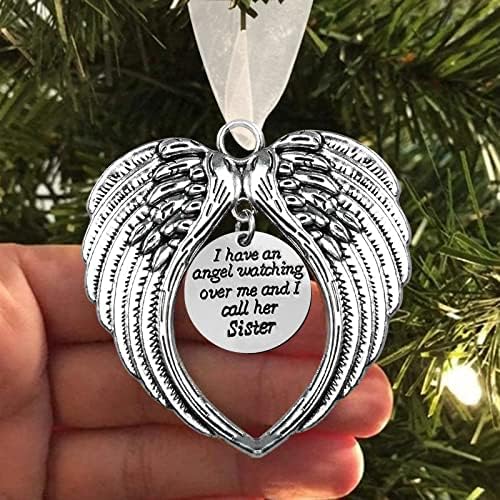 Amazon.com: Christmas Loved One in Heaven Angel Wings Memorial ...