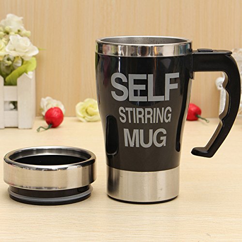Buy Generic Automatic Coffee Mixing Cup Self Stirring Coffee Mug(black ...