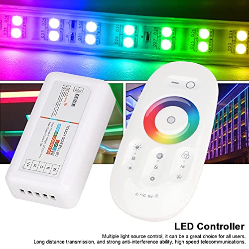 LED RGBW Controller, RF LED Remote Control, 2.4GHz Wireless RF Touch ...